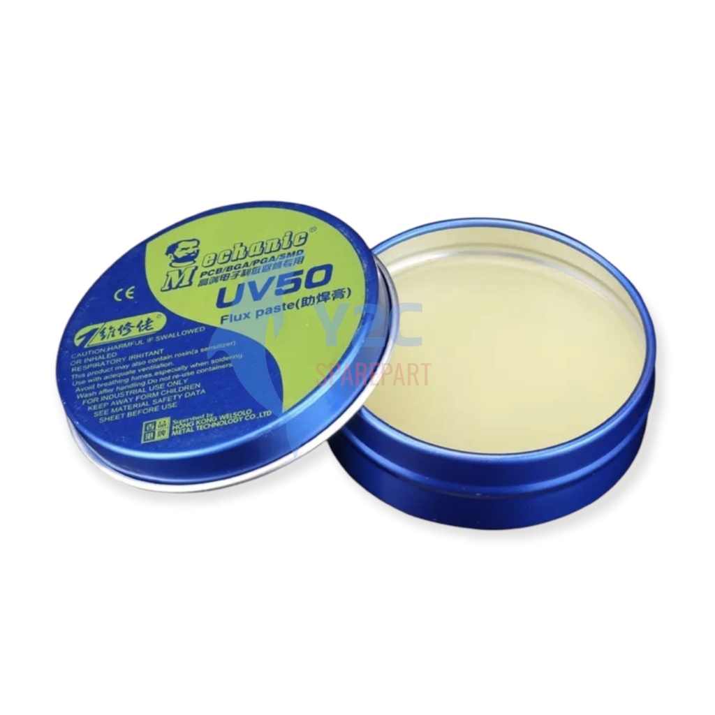 Jual FLUX MECHANIC UV50 40 GRAM / SOLDER PASTA / TIMAH CAIR / MINYAK SOLDER / ALAT SERVIS ...