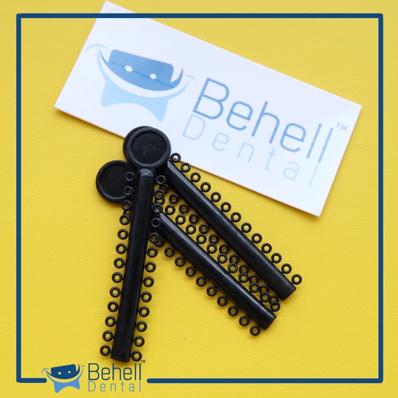 Jual Karet Behel Motif Power O ring Bulat PREMIUM - Dental rubber band ...