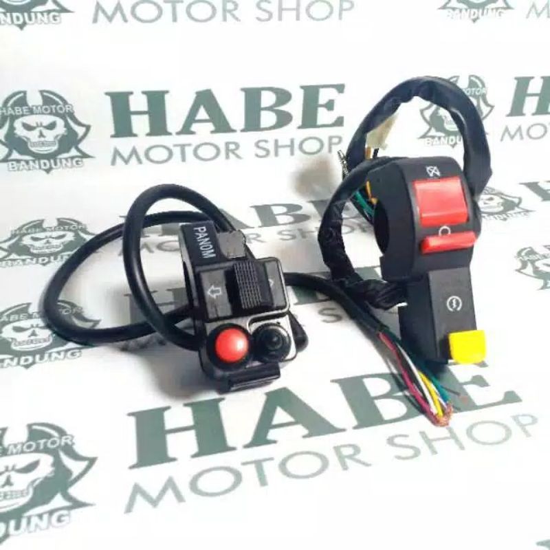 Jual Saklar kanan kiri variasi motor saklar lampu klakson sen stater on ...