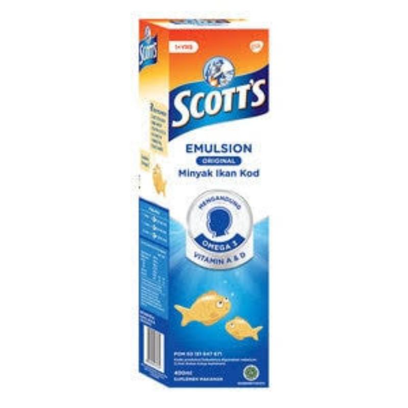 Jual Scott's scotts emulsion ori original cod liver oil minyak ikan kod ...