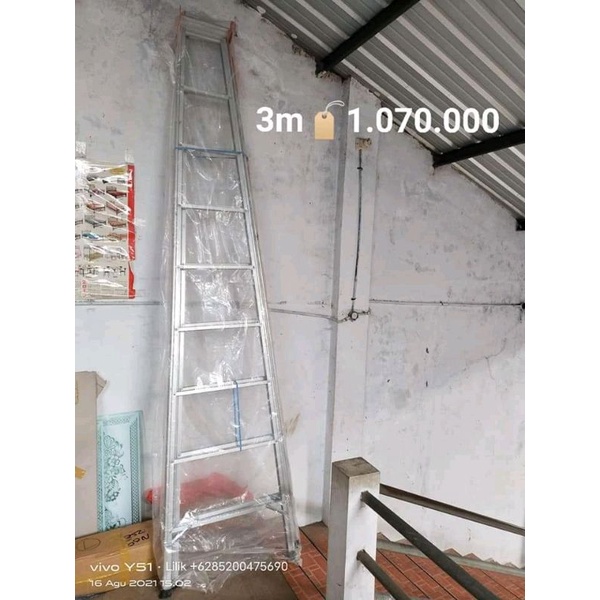 Jual tangga lipat 3 meter | Shopee Indonesia