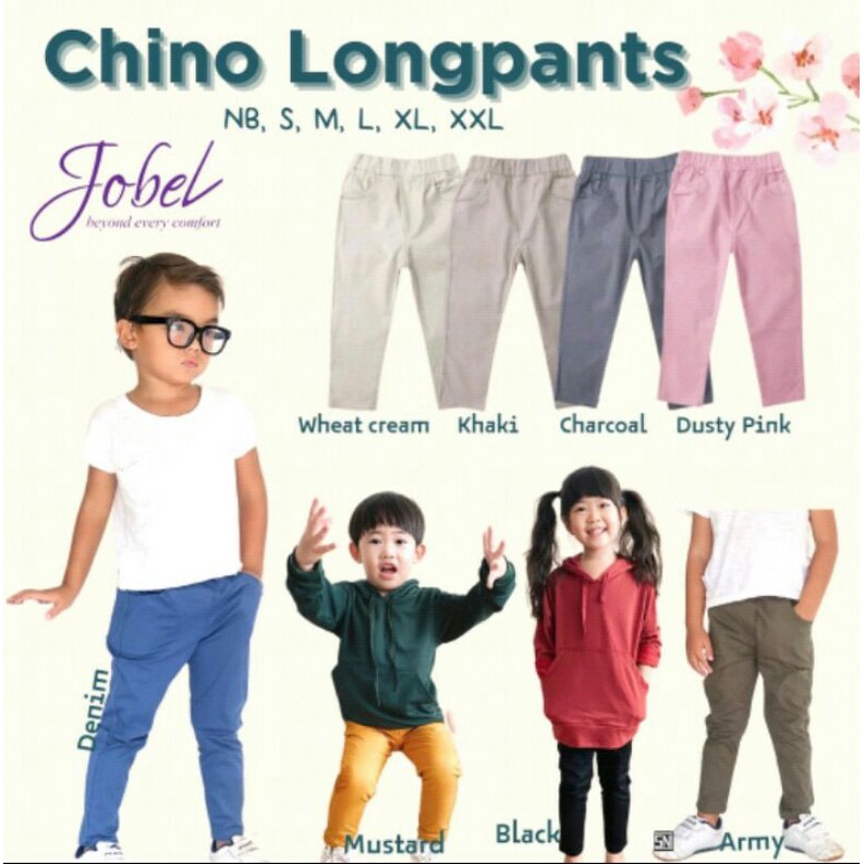 Jual JOBEL | CHINO LONG PANTS (SIZE S) | Shopee Indonesia