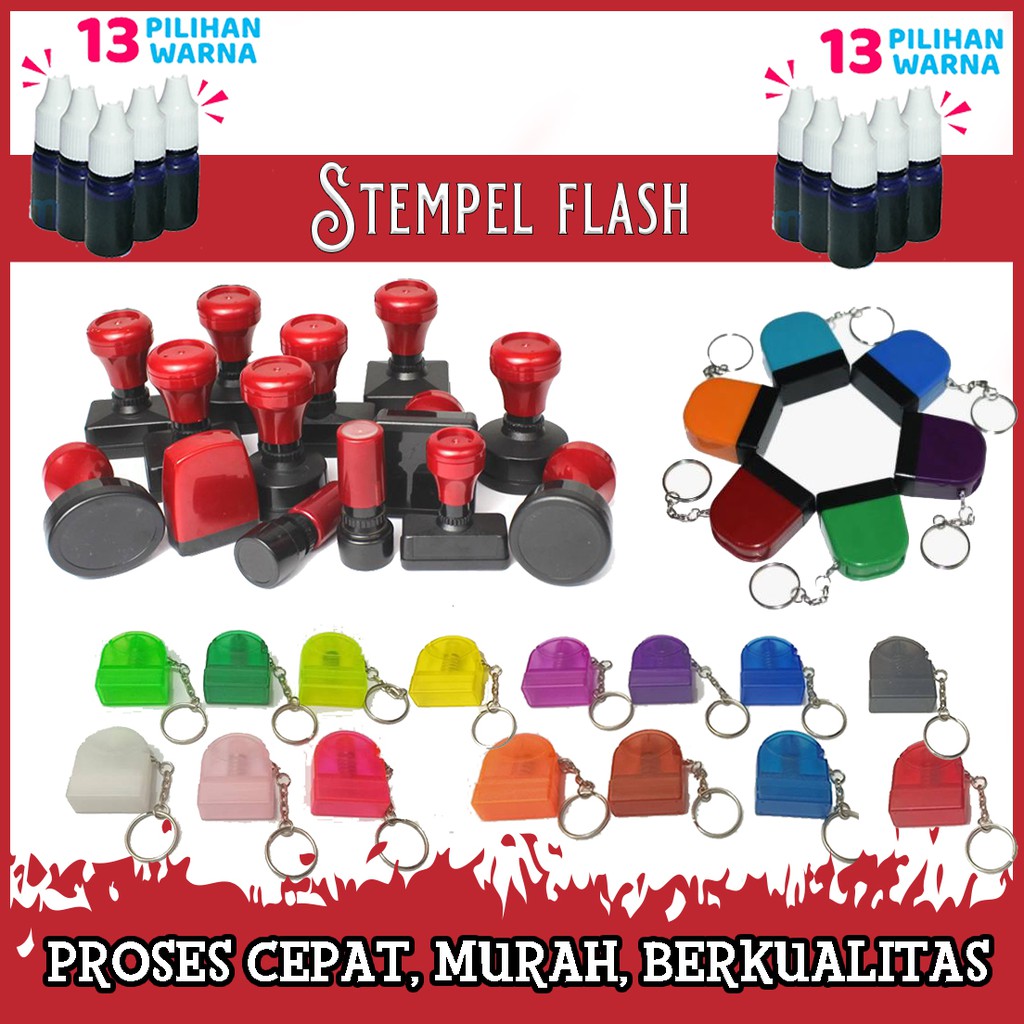 Jual Stempel Nama dokter perawat bidan logo lunas flash tinta cap toko | Shopee Indonesia