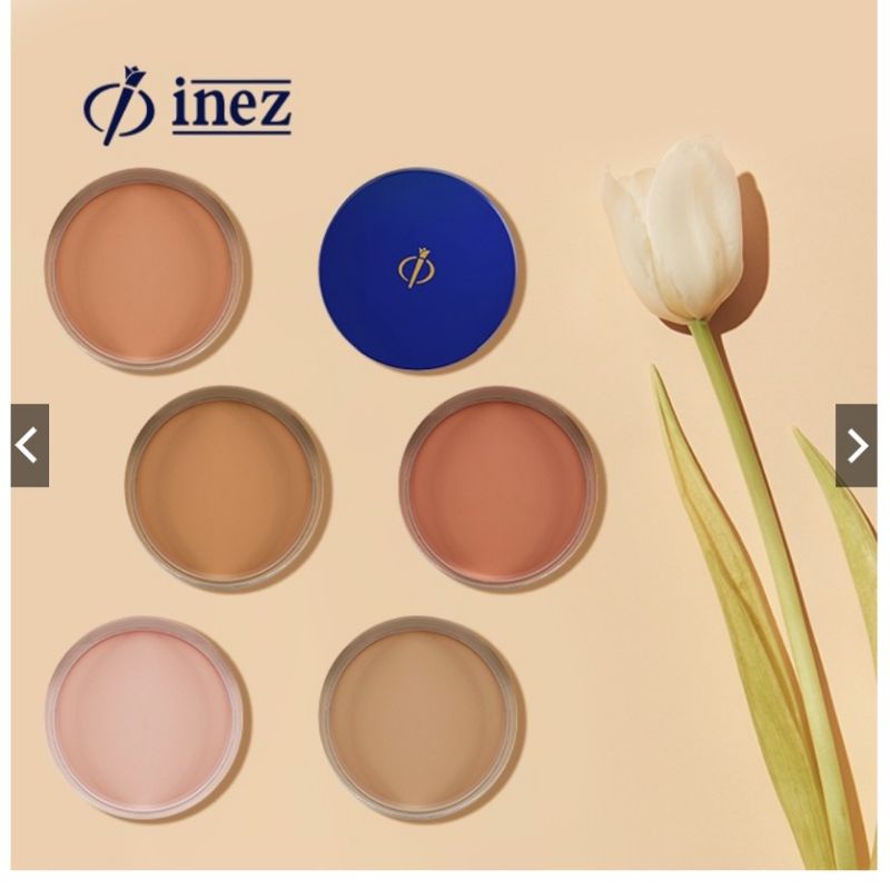 Jual Inez Color Contour Plus Correcting Cream Foundation Padat | Shopee ...