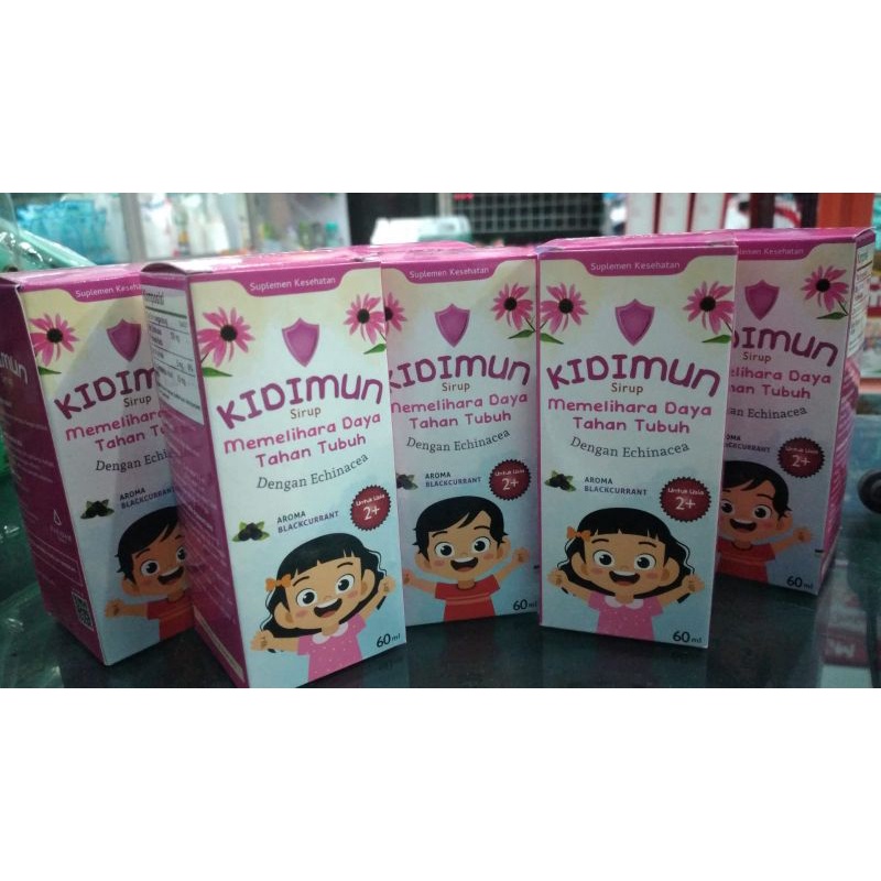 Jual Kidimun Syrup Suplemen Kesehatan 60ml dengan Echinacea | Shopee ...