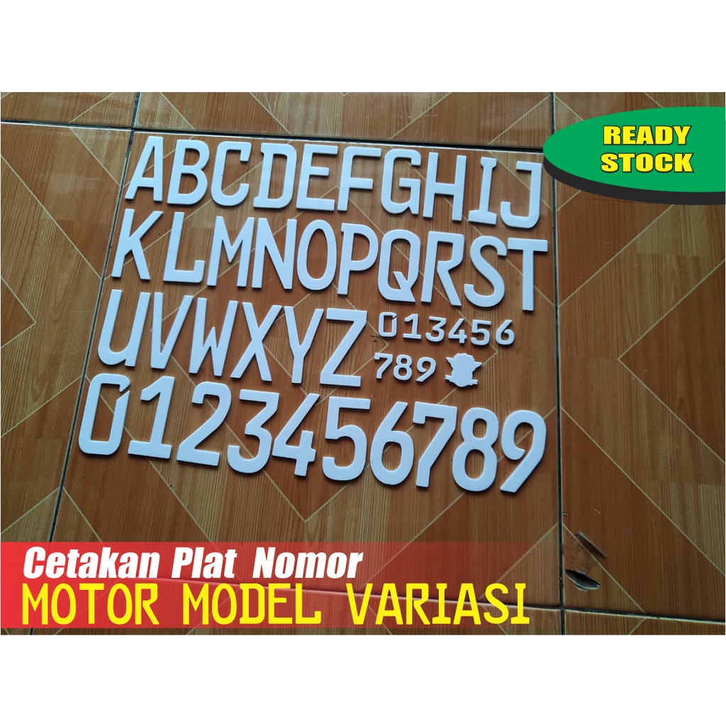 Jual CETAKAN PLAT NOMOR MOTOR VARIASI/ PLAT NOMOR AKRILIK / AKRILIK ...