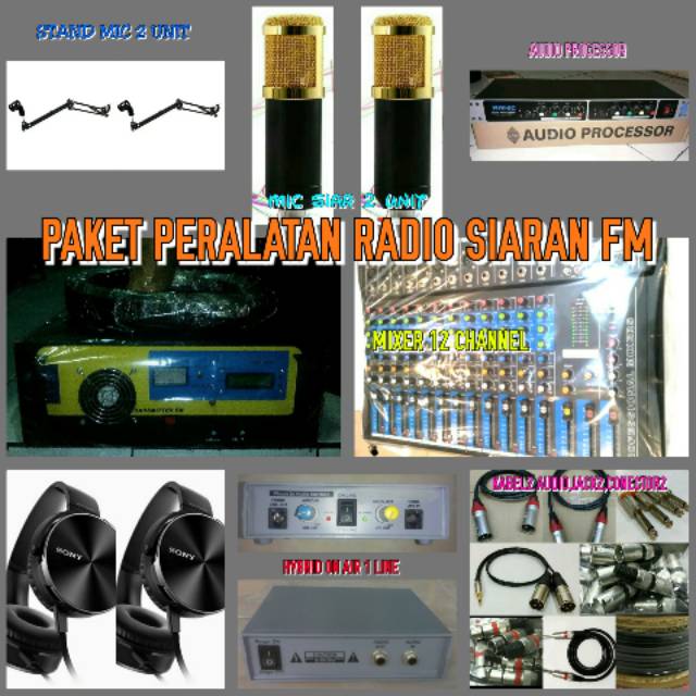 Jual PAKET HEMAT PERALATAN SIARAN RADIO FM | Shopee Indonesia