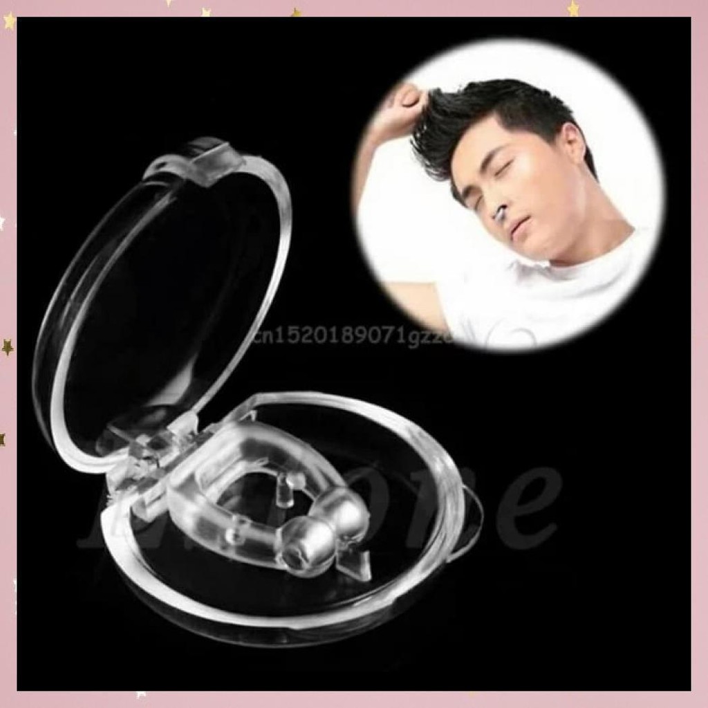 Jual ALAT ANTI DENGKUR PENGHILANG NGOROK SNORE STOPPER MAGNETIC ...