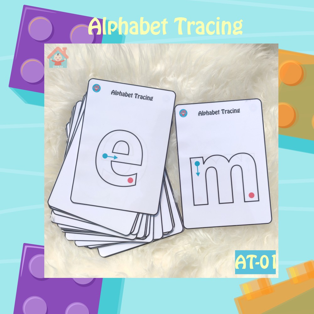 Jual Alphabet Tracing Belajar Anak Menulis Huruf Tracing Montessori ...