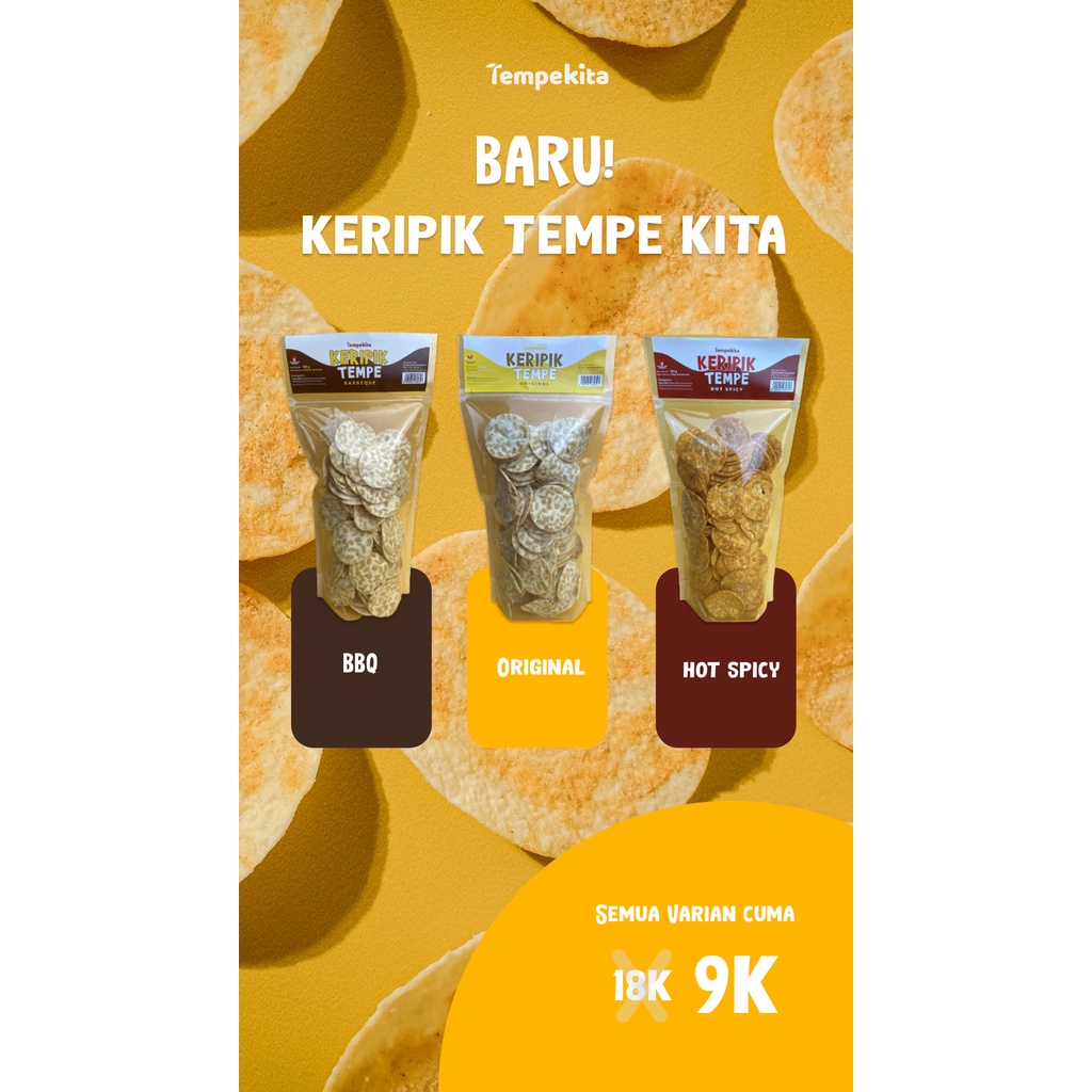 Jual [Tempekita.id] Keripik Tempe Kita | Shopee Indonesia