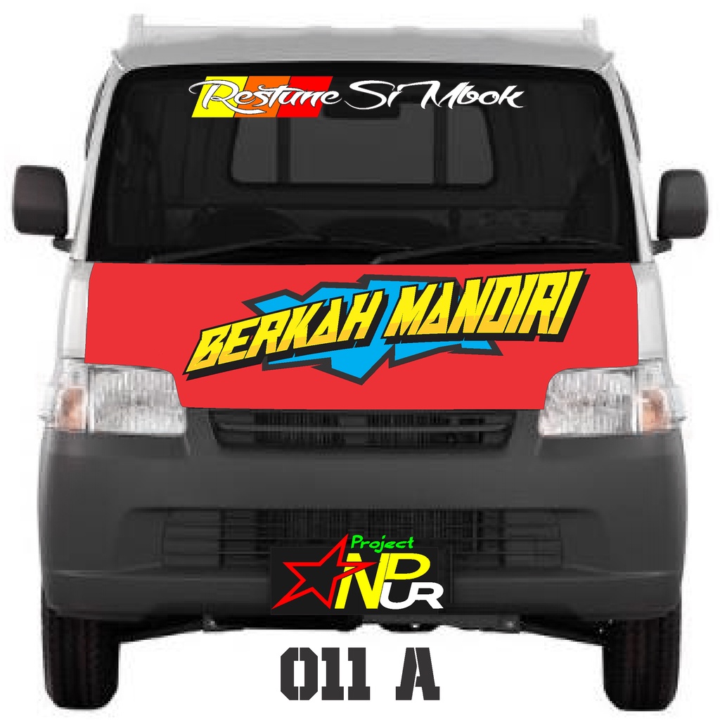 Jual STIKER CUTTING CUSTOM KABIN DEPANDAN KACA ATAS DEPAN BISA DI ...