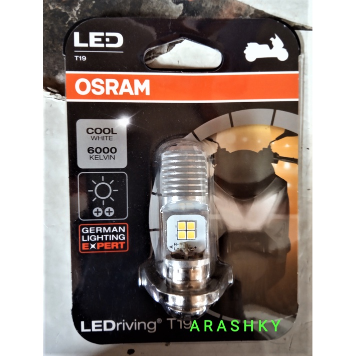 Jual Lampu Depan Motor LED T19 Osram Warna Putih untuk Bebek / Matic | Shopee Indonesia