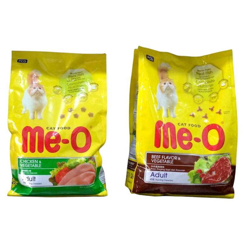 Jual Meo Adult 1,2kg cat food beef & chicken | Shopee Indonesia