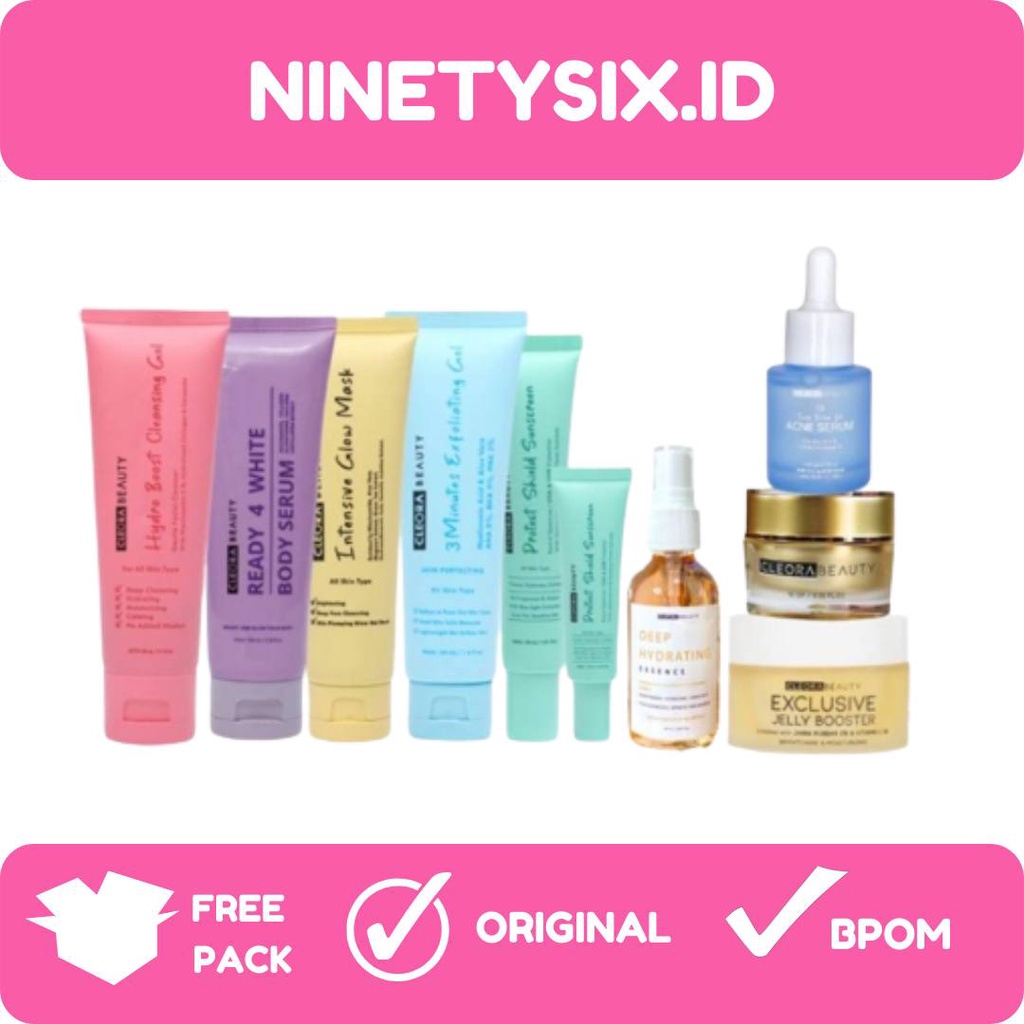 Jual Cleora Beauty Exclusive Jelly Booster, Acne Serum, Masker Wajah ...
