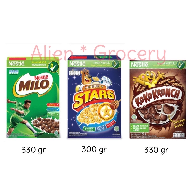 Jual Nestle Milo Koko Krunch Crunch Honey Star 300gr 330gr | Shopee ...