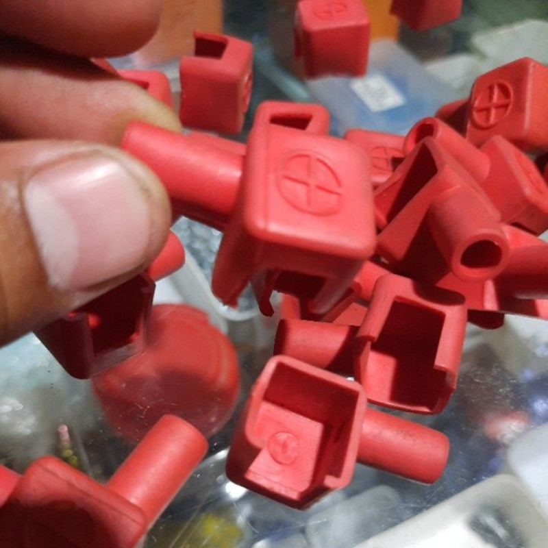 Jual Cover Terminal Battery - Karet Tutup Terminal Aki Motor Merah ...