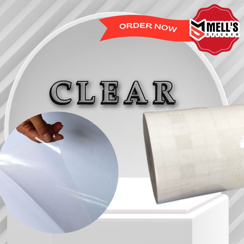 Jual stiker skotlet putih transparan putih clear bening 1 meter profix stiker motor anti gores ...