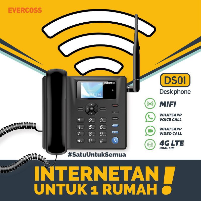 Jual telepon rumah gsm 2 sim bisa hotspot wa bluetooth camera | Shopee ...
