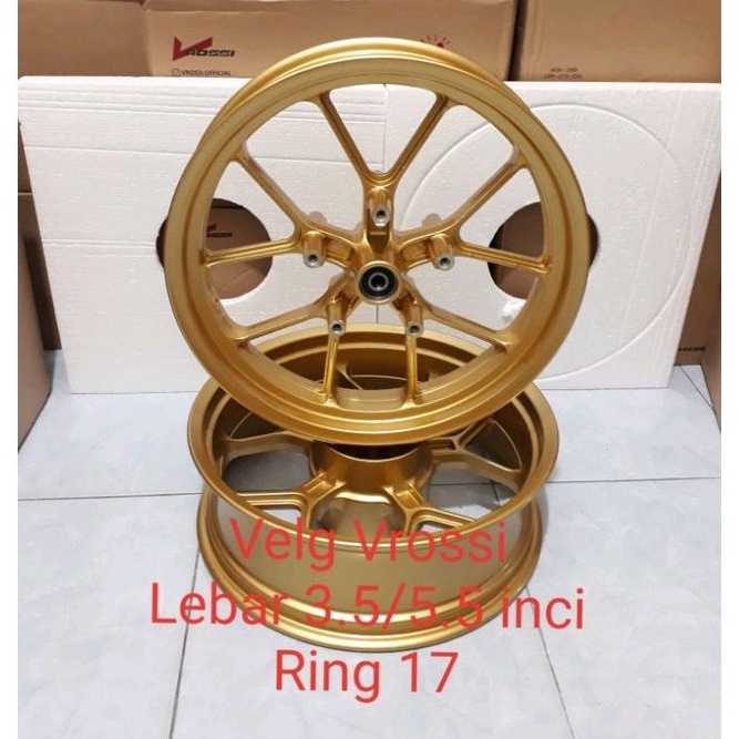 Jual Velg Double Disc R25 MT25 Ninja 250 fi Z250 Vrossi V rossi lebar 3 ...