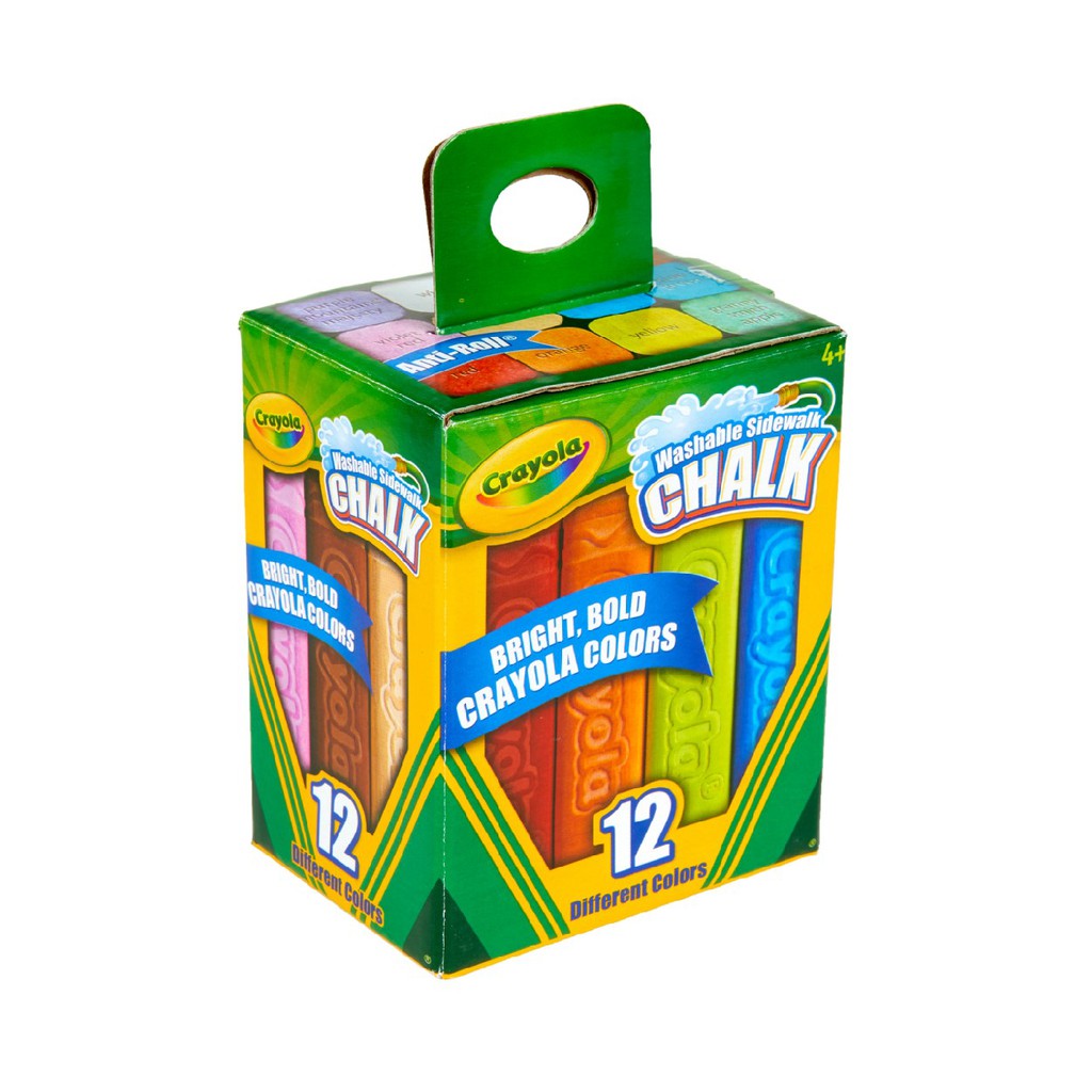 Jual Crayola Washable Sidewalk Chalk - 12 Colors | Shopee Indonesia