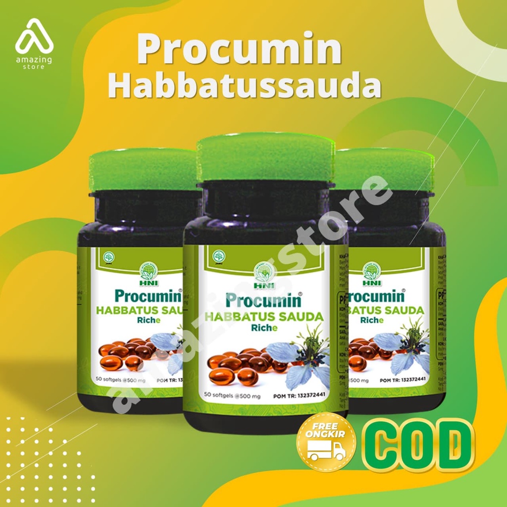 Jual Procumin Habbatussauda Rich Vit E Obat Herbal HNI HPAI | Shopee ...