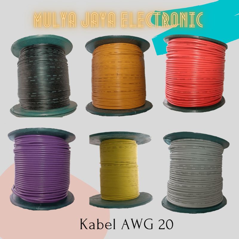Jual Kabel AWG 26 Serabut Berbagai Warna | Shopee Indonesia