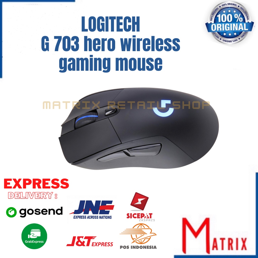 Jual logitech G 703 hero wireless gaming mouse | Shopee Indonesia