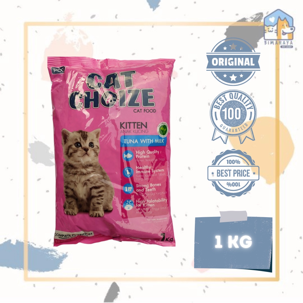 Jual CAT CHOIZE CAT FOOD FOR KITTEN 1KG | Shopee Indonesia