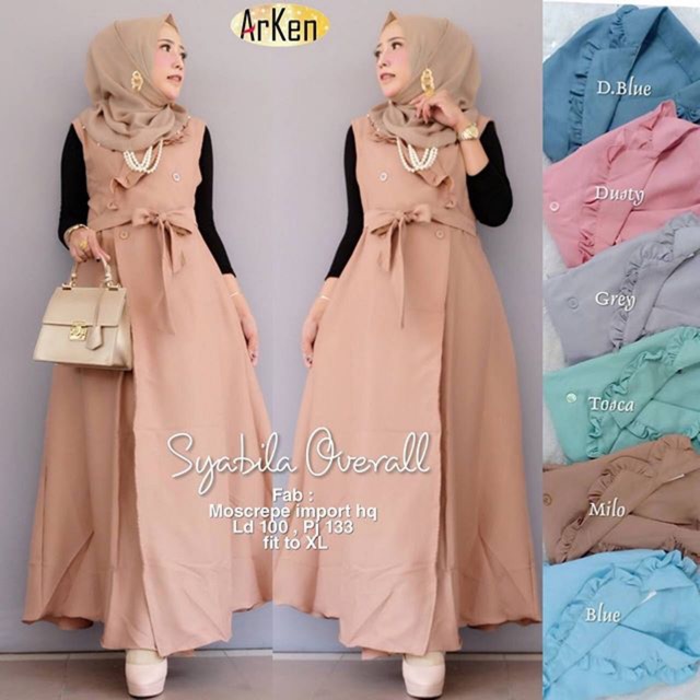 Jual Syabila Overall | Shopee Indonesia