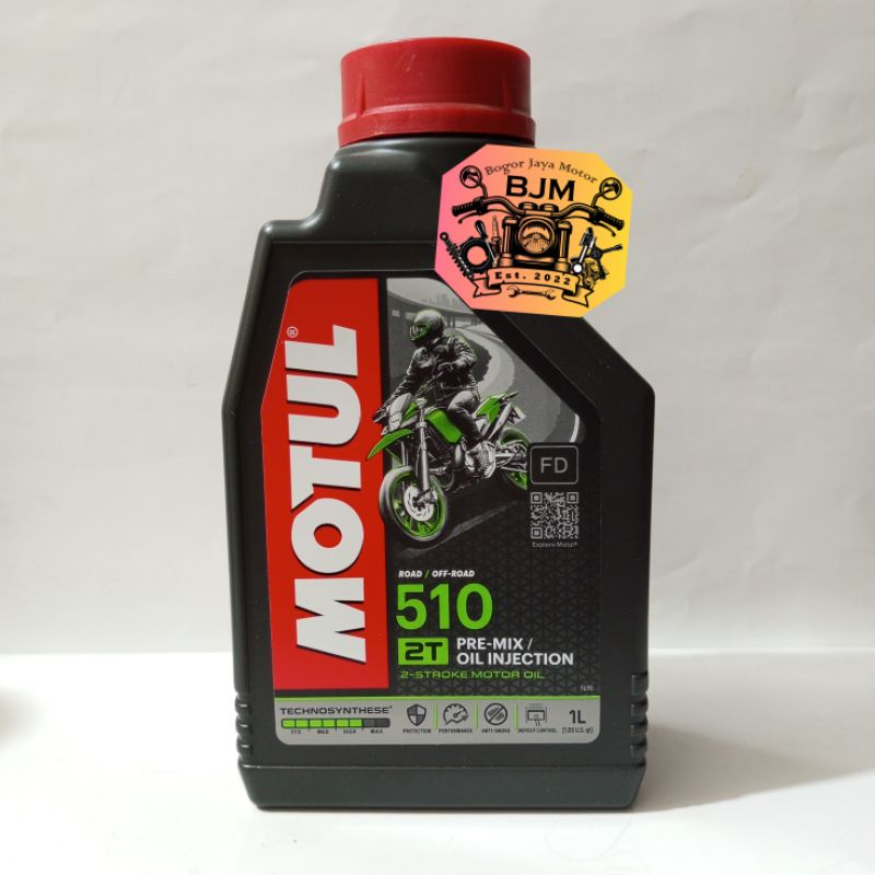 Jual Oli Motor Kopling MOTUL 510 2T PreMix Oil Injection 1L 1000ml ...