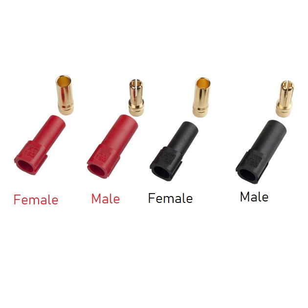 Jual 1Pcs Konektor XT150 XT-150 XT 150 Connector Gold banana 6mm Male ...