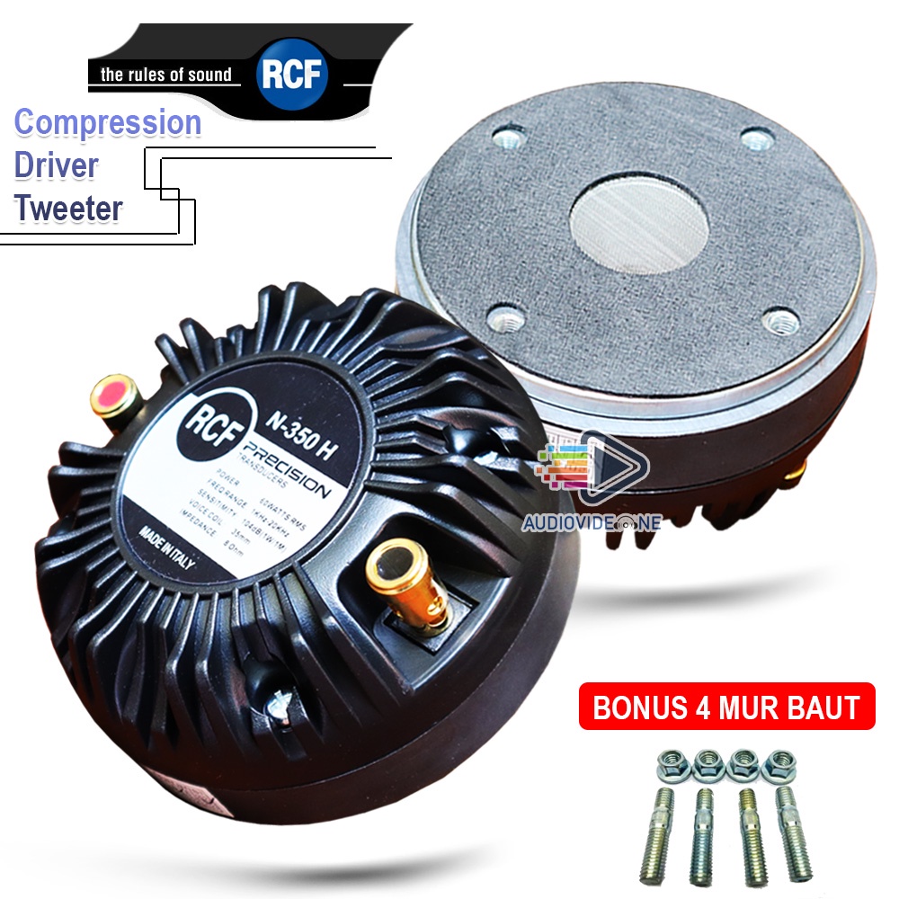 Jual Driver Twiter RCF N350H Model H Bonus 4 Mur Baut Compression ...