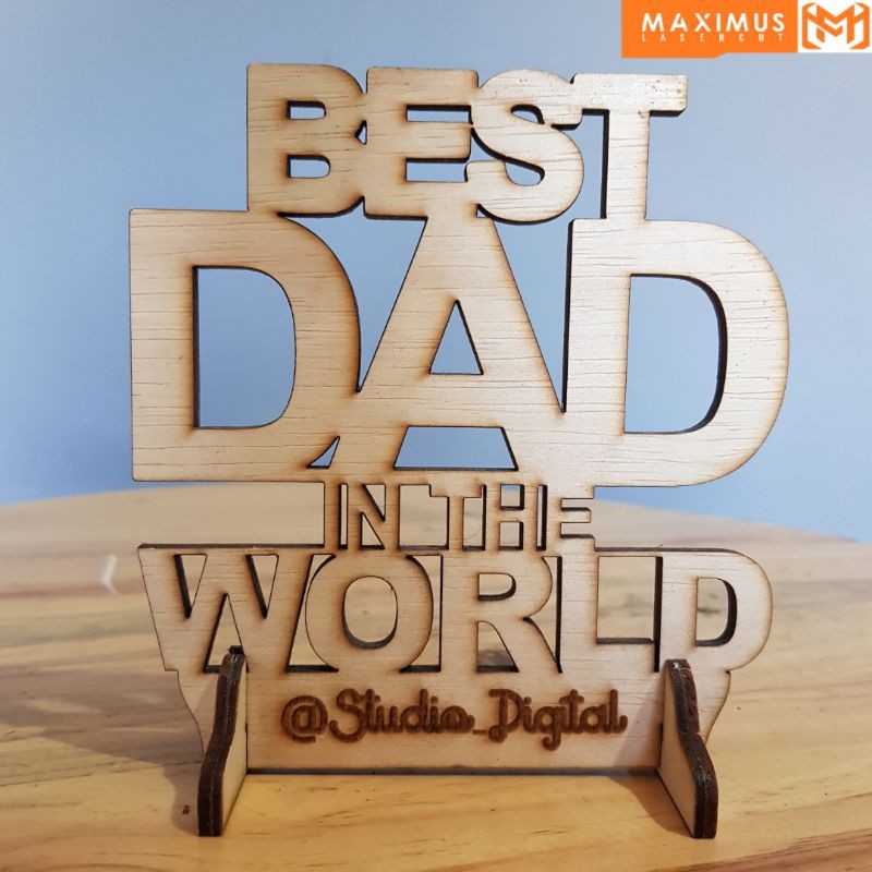 Jual Hiasan Meja / Table Sign Cutting Letter Art Bebas Custom Request ...