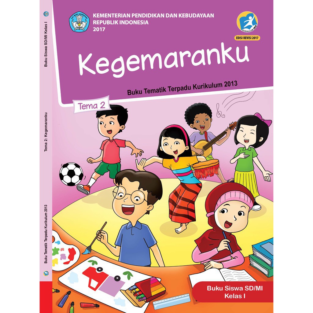Jual Buku siswa tematik SD kelas 1 tema 2 kurikulum 2013 revisi 2017 ...