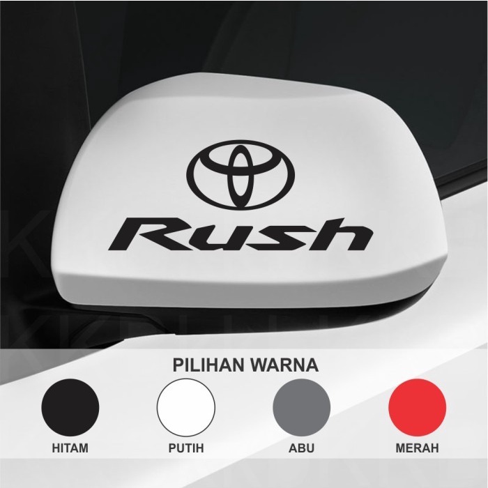 Jual Cutting Sticker Mobil Rush Toyota Spion kaca Mobil Stiker Rush Keren | Shopee Indonesia