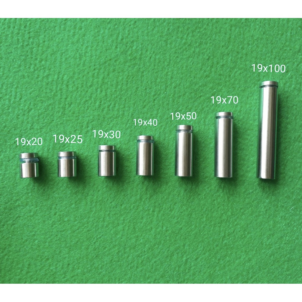 Jual Pen Iklan 19 x 30 Stainless / Stabil Kaca Sign Board / Baut ...