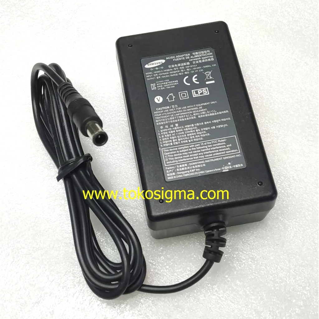 Jual Power Supply Adapter MONITOR PC Adaptor AC to DC 12V 2.5A Jek ...