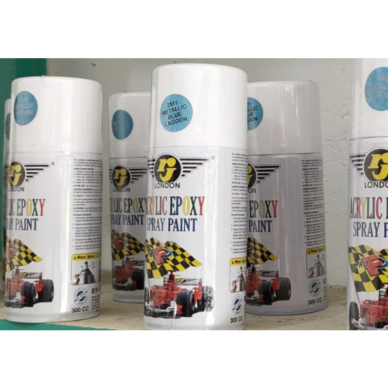 Jual pilok pilox cat semprot Rj putih white krem metalik doff mutiara ...