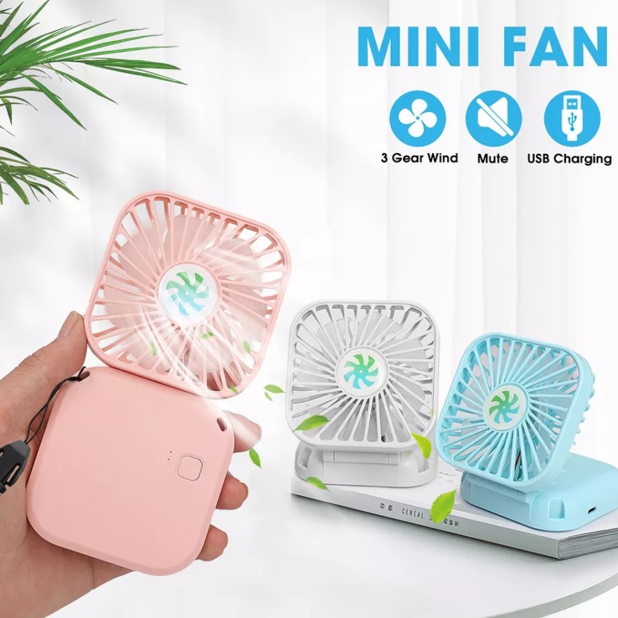 Jual KP004 Mini Kipas Angin Folding Fan Mini Lipat Gantung Leher ...