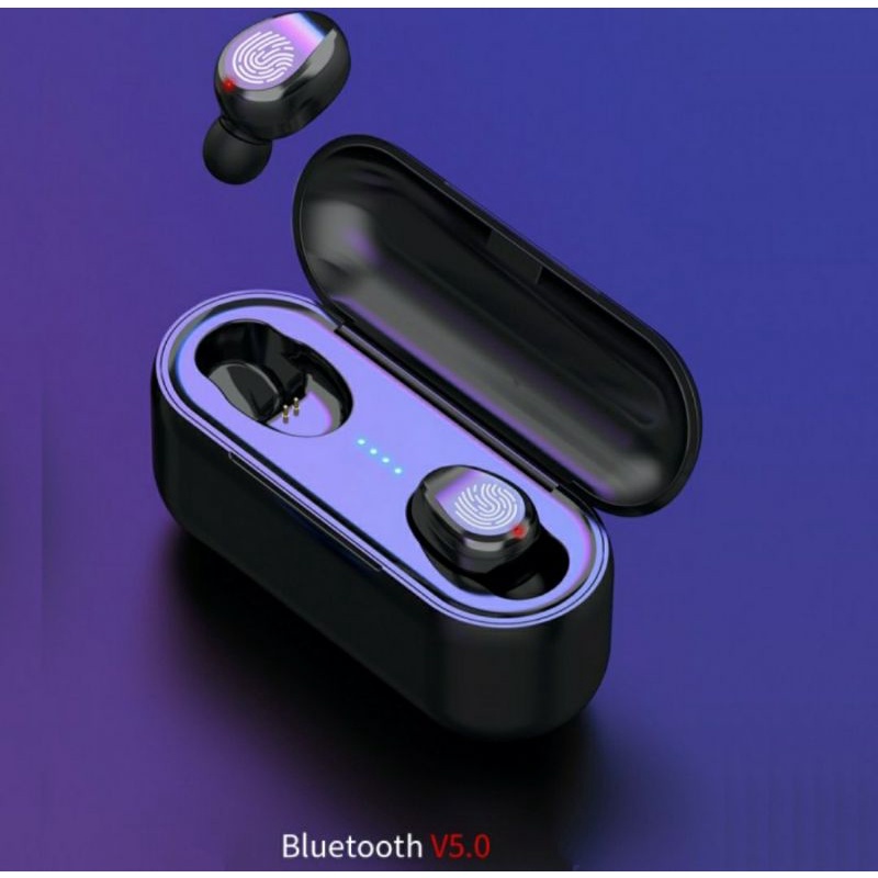 Jual High Value TWS F9-1 Bluetooth Headset Bass Wireless Earphone ...