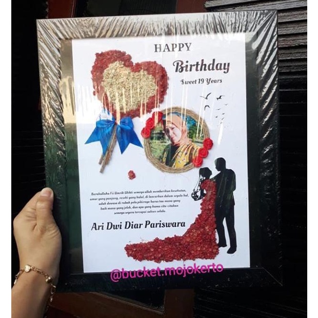 Jual Edelweis frame / Pigora Edelweis / Pigora Foto | Shopee Indonesia