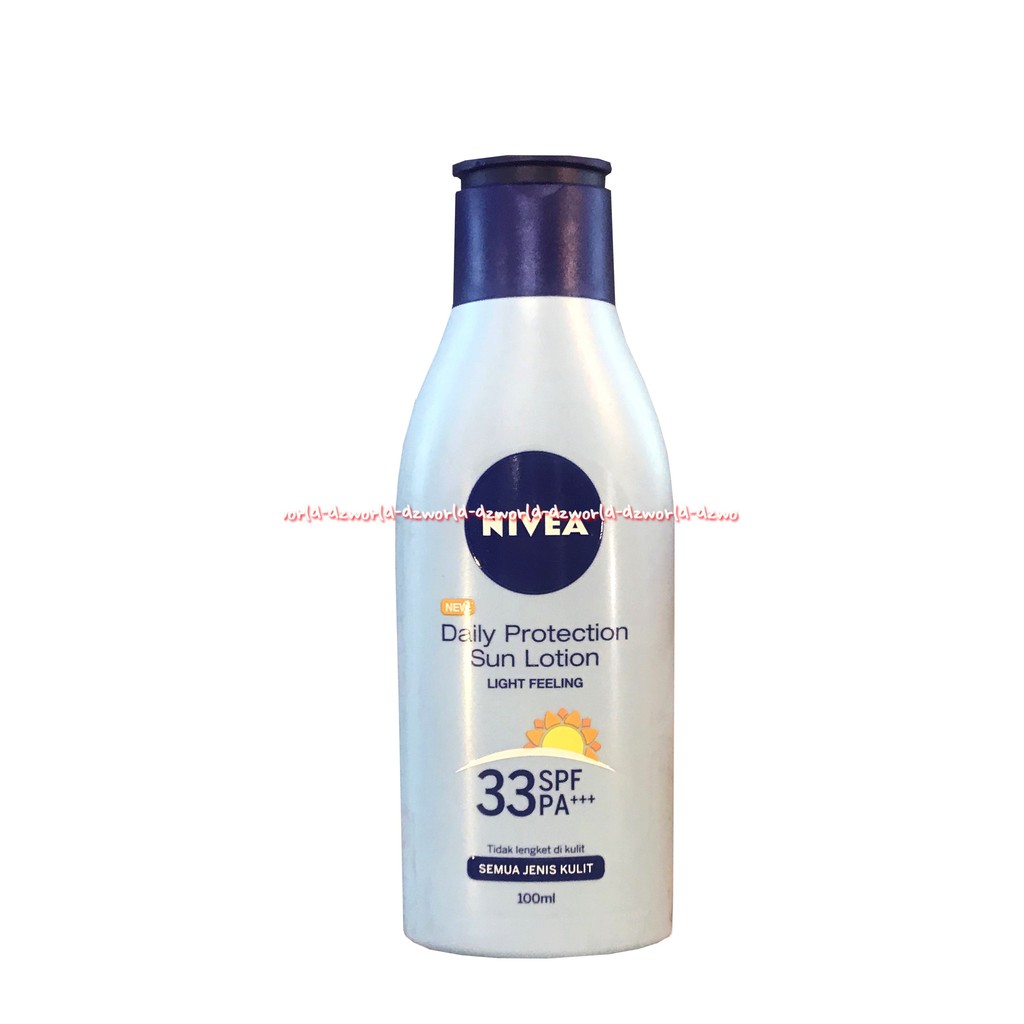 Jual Nivea Daily Protection 100ml Sun Lotion Sfp 33 PA Body Lotion ...