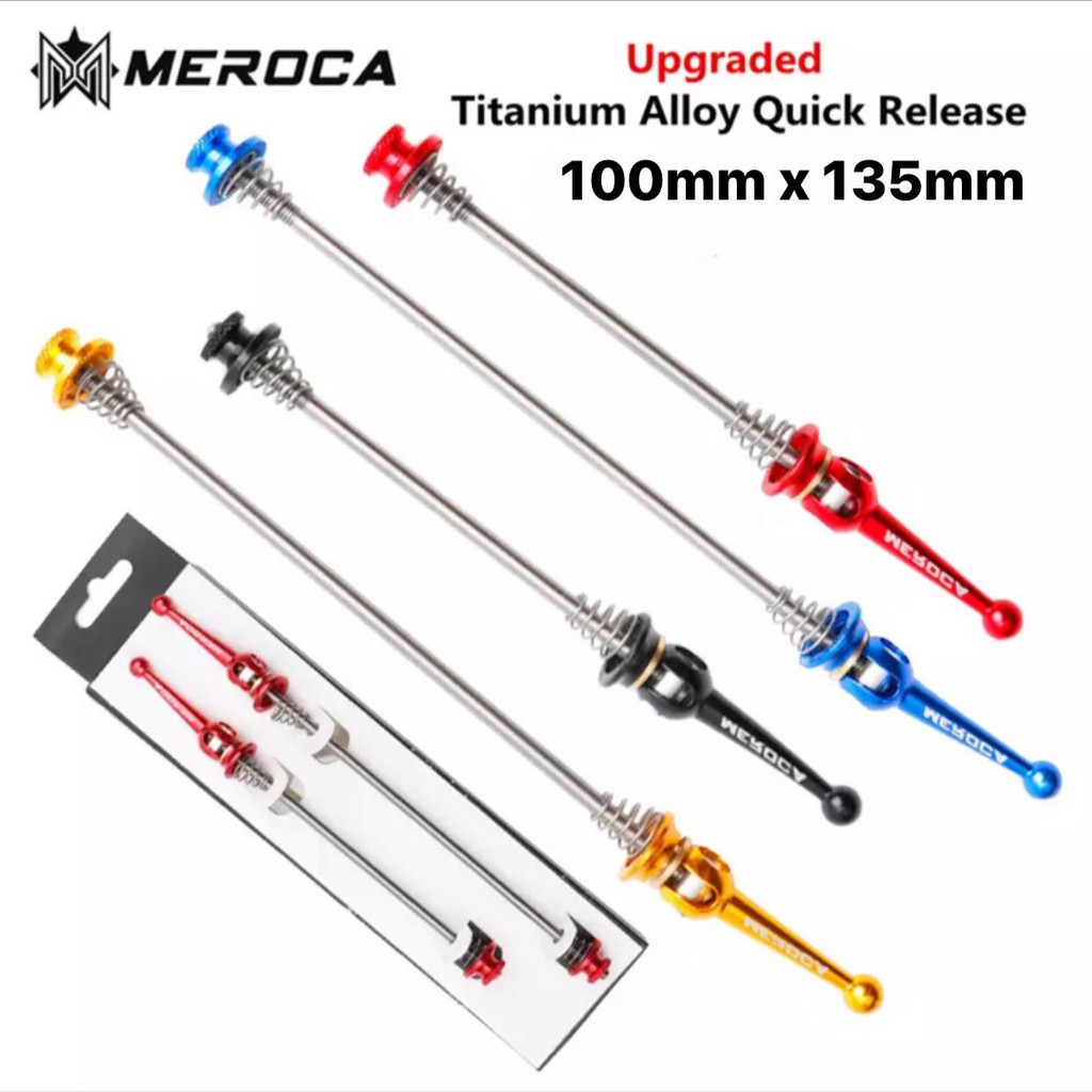 Jual As Roda Sepeda Quick Release 100x135mm MEROCA Ultralight Titanium ...