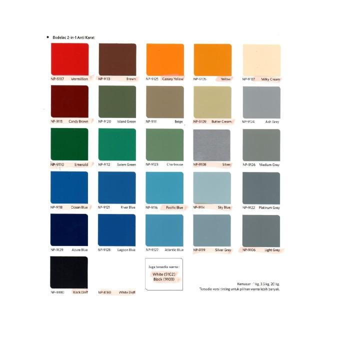 Jual Cat Besi Anti Karat Nippon Paint Bodelac 2 in 1 1KG 1 kg | Shopee ...