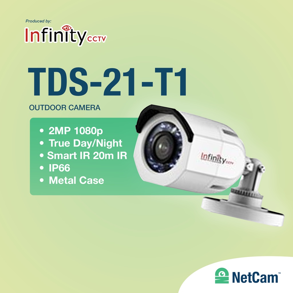 Jual KAMERA CCTV OUTDOOR METAL INFINITY TDS-21-T1 HDTVI 1080P 2.8MM ...