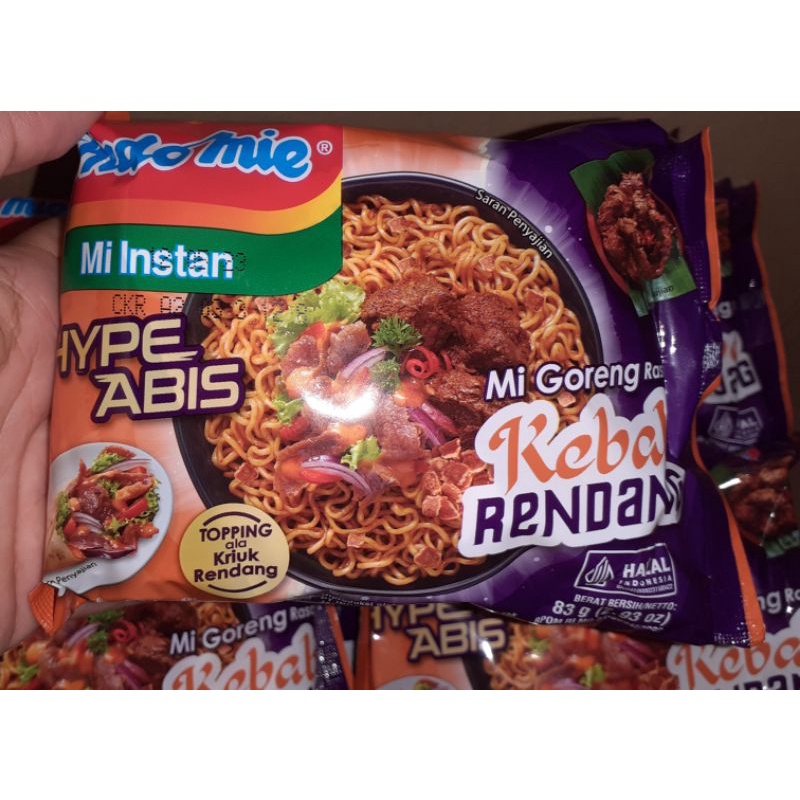 Jual Indomie Goreng Kebuli 85gr, Rawon Pedes Mercon 75gr, Japanese ...