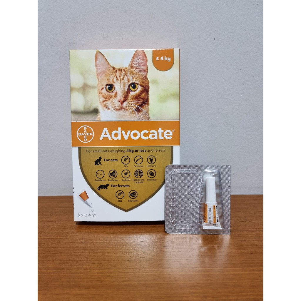 Jual Advocate Cat Obat Kutu Kucing Kecil Besar Adult Kitten Tetes
