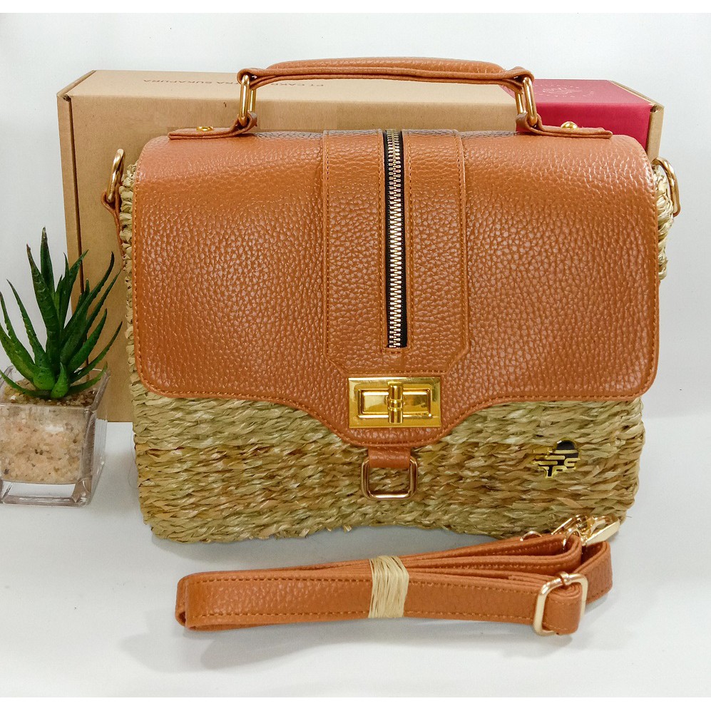 Jual RJ CRAFT - Tas Anyaman Mendong Tas Etnik Modern Tas Sling Bag ...