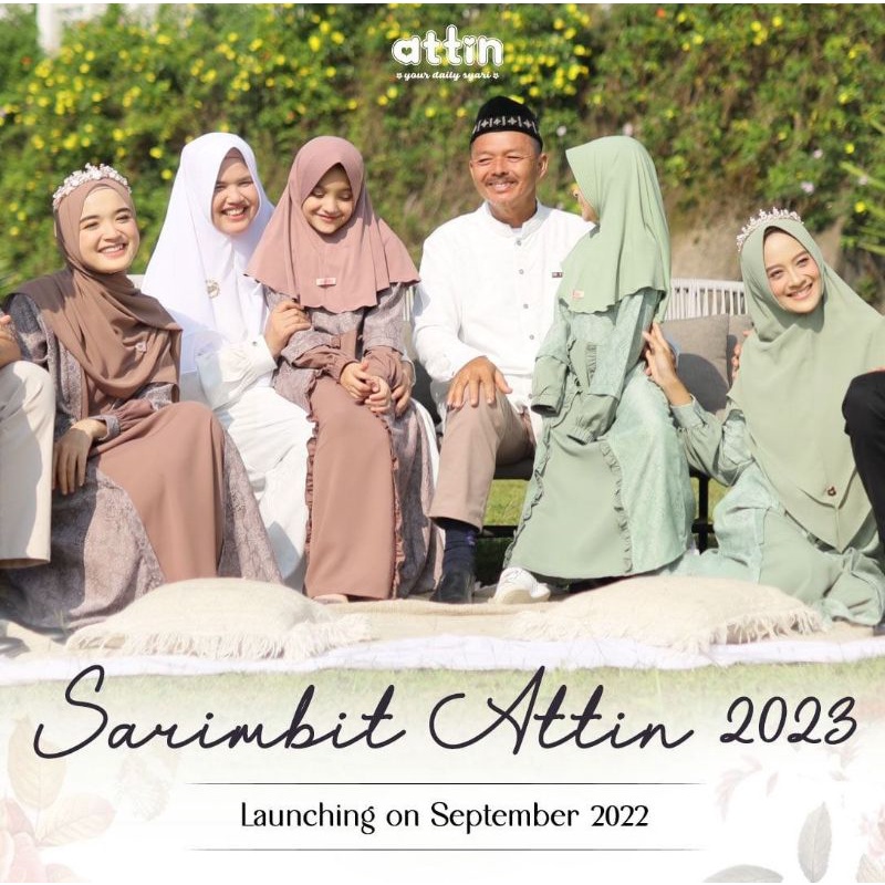 Jual SARIMBIT 2023 Rayhana Rayhani Rayyan by Attin Hijab/Gamis Syari ...