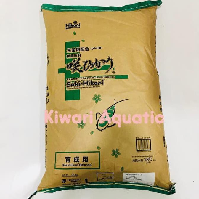 Jual Dijual Saki Hikari Balance Size Large ( L ) 15Kg 15 Kg Pakan Ikan ...